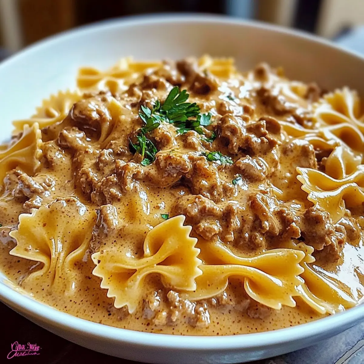 Irresistible Bowtie Pasta with Creamy Velveeta Beef Sauce