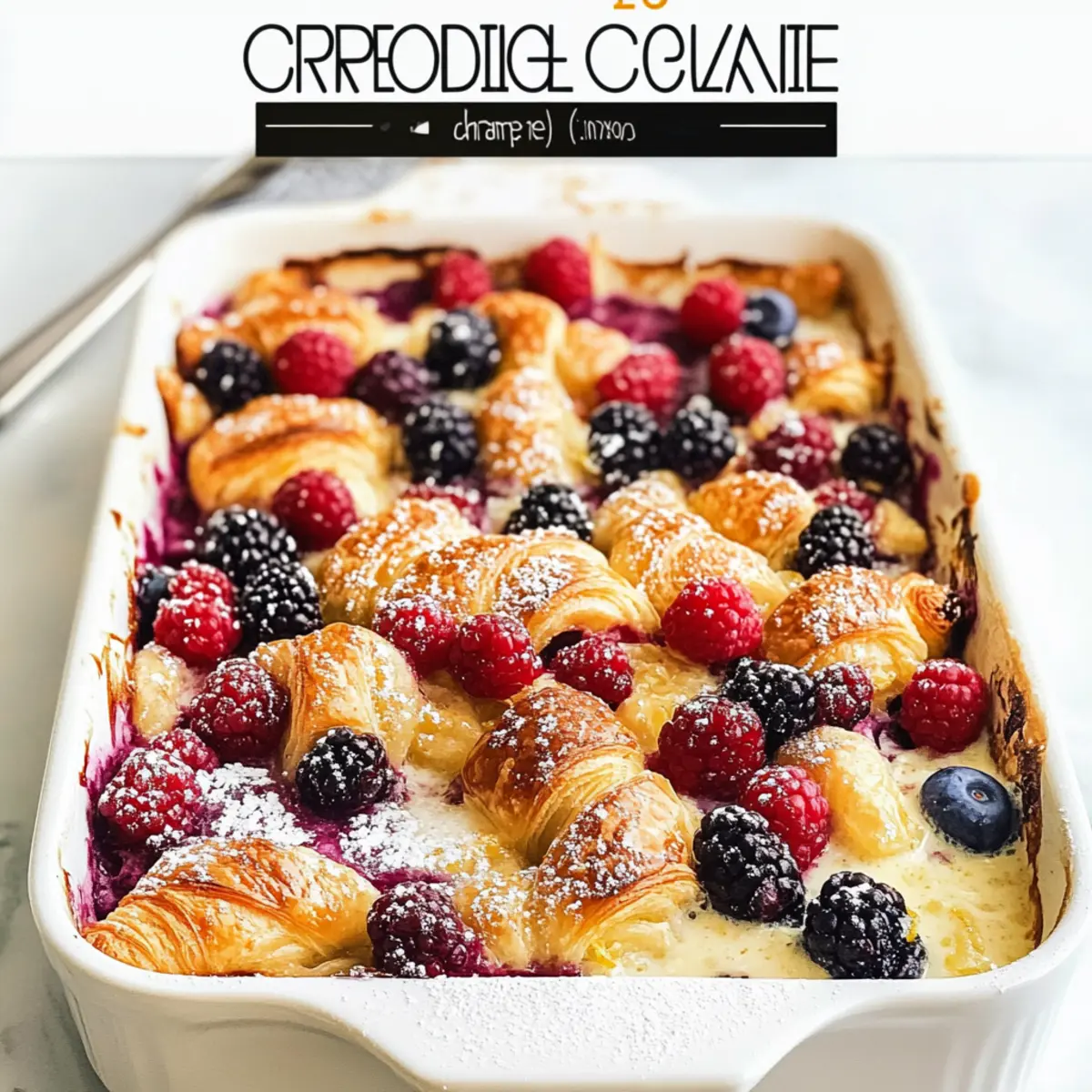 Irresistible Croissant Breakfast Casserole for Brunch Bliss