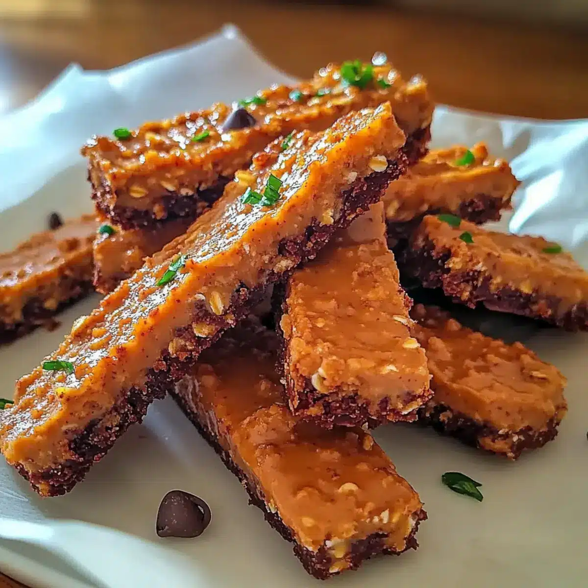 Easy No-Bake Chocolate Peanut Butter Oat Bars You'll Love