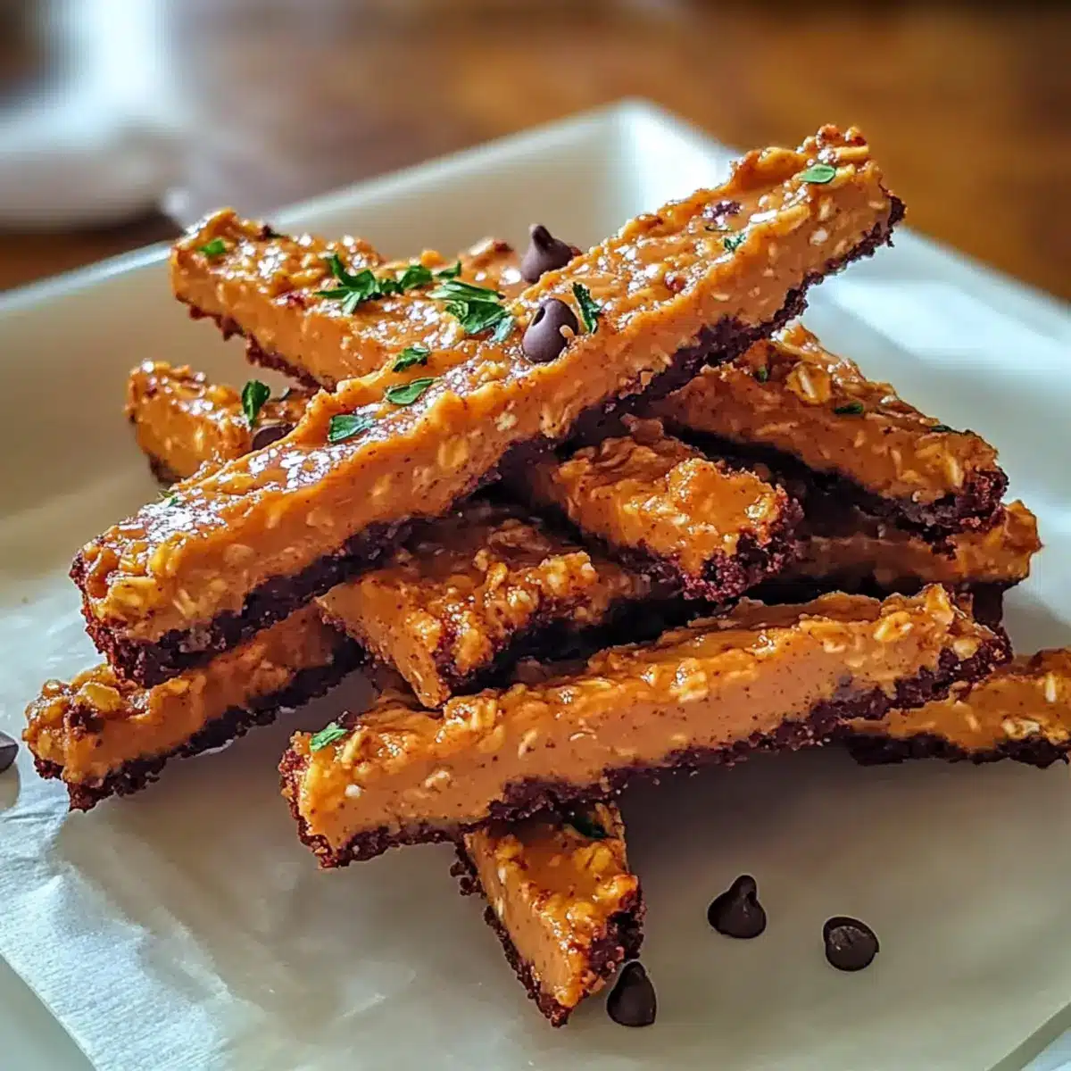 Easy No-Bake Chocolate Peanut Butter Oat Bars You'll Love