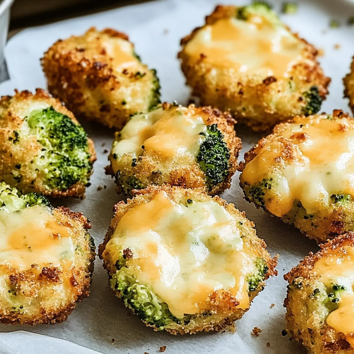 Irresistible Crispy Air Fryer Broccoli Cheddar Poppers