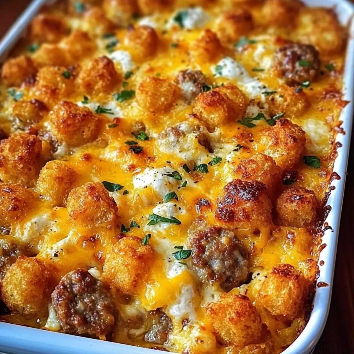 Tater Tot Sausage Breakfast Casserole - Ultimate Comfort Food