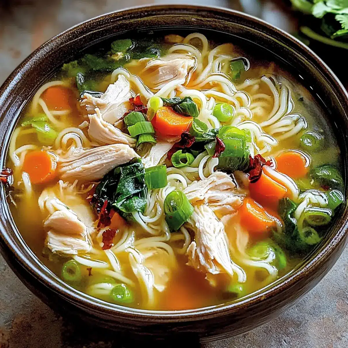 Ultimate Ginger Garlic Chicken Noodle Soup: A Comforting Delight